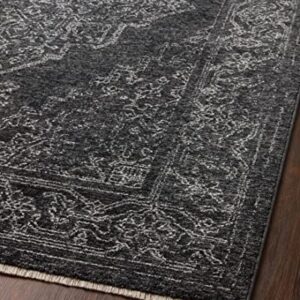 Loloi II Vance Collection Charcoal/Dove 5'-3" x 7'-9" Area Rug