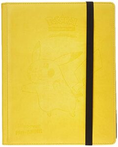 ultra pro pikachu 9-pocket premium pro-binder for pokmon yellow, small