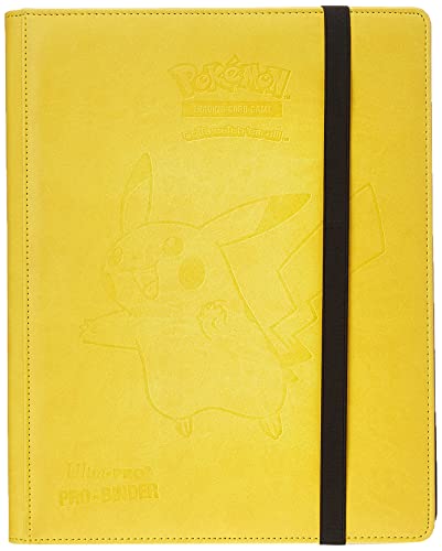 Ultra Pro Pikachu 9-pocket Premium PRO-Binder for Pokmon Yellow, Small