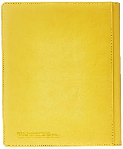 Ultra Pro Pikachu 9-pocket Premium PRO-Binder for Pokmon Yellow, Small