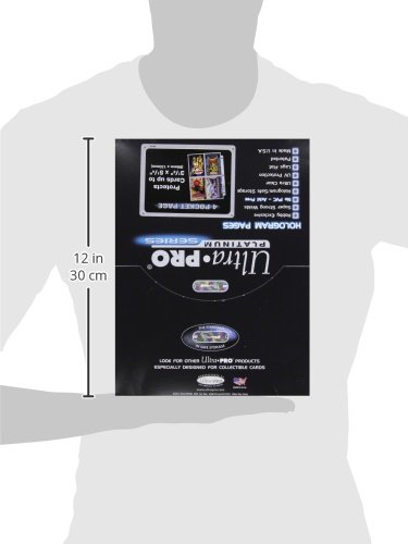 Ultra Pro 4-Pocket Platinum Page with 3-1/2" X 5-1/4" Pockets 100 ct.