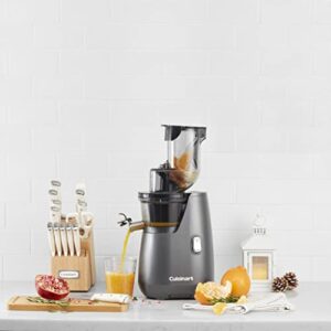 Cuisinart CSJ-300 Easy Clean Slow Juicer, Black and Grey