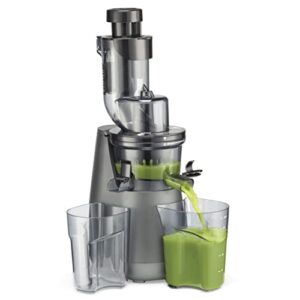 Cuisinart CSJ-300 Easy Clean Slow Juicer, Black and Grey