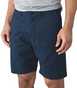 lululemon mens commission short (deep cobalt deep navy blue, 38)