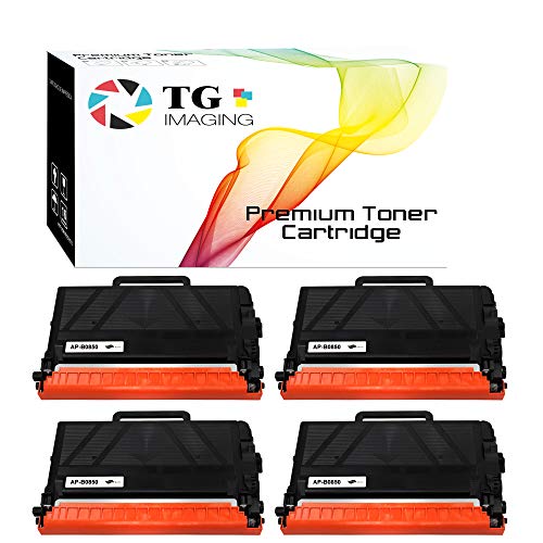 TG Imaging (4-Pack) 4xBlack Compatible TN850 Toner Cartridge Replacement for Brother TN-850 (8,000 Pages) Work with HL-L5100DN HL-L5200DW MFC-L5900DW HL-L6400DW HL-L6200DW Printers