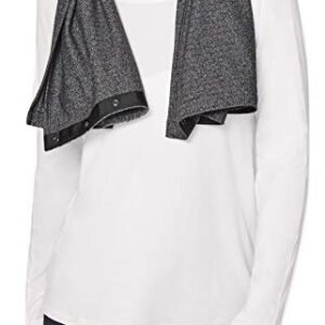 Lululemon Vinyasa Scarf (Heathered Herringbone Heathered Black White)