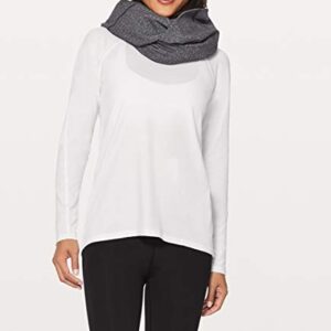 Lululemon Vinyasa Scarf (Heathered Herringbone Heathered Black White)