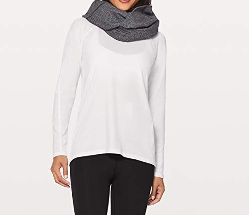 Lululemon Vinyasa Scarf (Heathered Herringbone Heathered Black White)