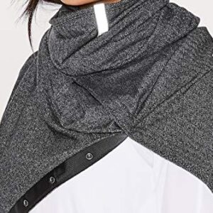 Lululemon Vinyasa Scarf (Heathered Herringbone Heathered Black White)