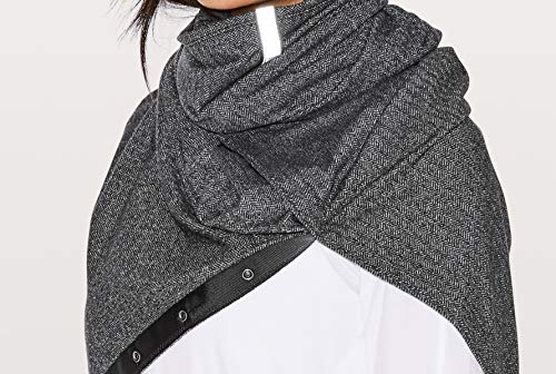 Lululemon Vinyasa Scarf (Heathered Herringbone Heathered Black White)