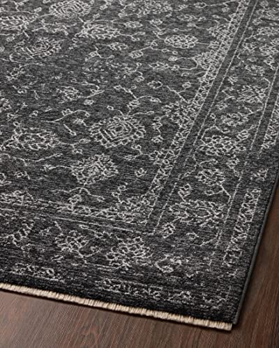 Loloi II Vance Collection VAN-09 Charcoal/Dove, Traditional 7'-10" x 10' Area Rug