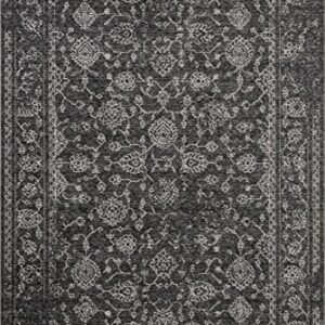 Loloi II Vance Collection VAN-09 Charcoal/Dove, Traditional 7'-10" x 10' Area Rug