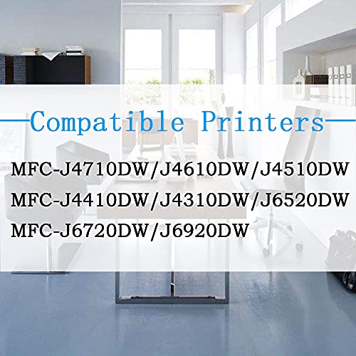 ColorPrint Compatible LC105 Ink Cartridge Color Replacement for Brother LC105XXL LC-105XXL LC-105 XXL Work with MFC J4310DW J4410DW J4510DW 4610DW J4710DW Laser Printer (3-Pack, Cyan, Magenta, Yellow)