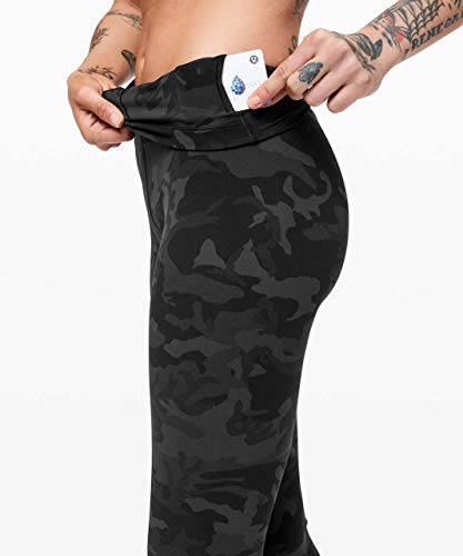 Lululemon Align Stretchy Full Length Yoga Pants - Women’s Workout Leggings, High-Waisted Design, Breathable, Sculpted Fit, 28 Inch Inseam, Incognito Camo Multi Grey, 8