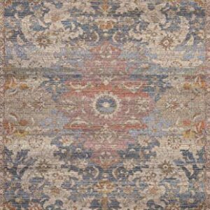 Justina Blakeney x Loloi Cornelia Collection COR-06 Denim / Multi Transitional 7'-9" x 9'-9" Area Rug