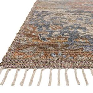 Justina Blakeney x Loloi Cornelia Collection COR-06 Denim / Multi Transitional 7'-9" x 9'-9" Area Rug