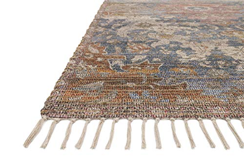 Justina Blakeney x Loloi Cornelia Collection COR-06 Denim / Multi Transitional 7'-9" x 9'-9" Area Rug