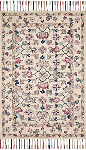 Loloi II Elka Collection ELK-02 Ivory/Multi, Transitional 7'-9" x 9'-9" Area Rug