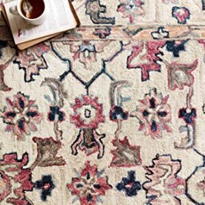 Loloi II Elka Collection ELK-02 Ivory/Multi, Transitional 7'-9" x 9'-9" Area Rug