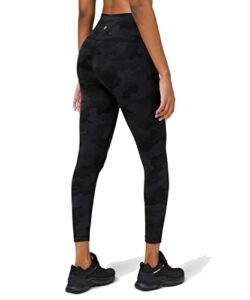 lululemon athletica wunder train hi-rise tight 25inch (black camo, 0)