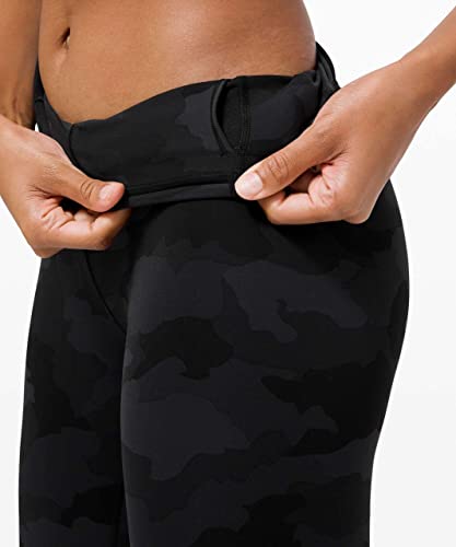 Lululemon Athletica Wunder Train Hi-Rise Tight 25inch (Black Camo, 0)