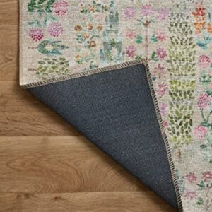 Loloi Rifle Paper Co. x Maison Collection MAO-07 Traditional, Khaki 5'-0" x 7'-6" Area Rug