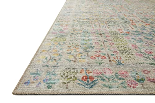 Loloi Rifle Paper Co. x Maison Collection MAO-07 Traditional, Khaki 5'-0" x 7'-6" Area Rug