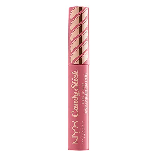 NYX PROFESSIONAL MAKEUP Candy Slick Glowy Lip Color Gloss - Cream Bee (Dusty Rose)