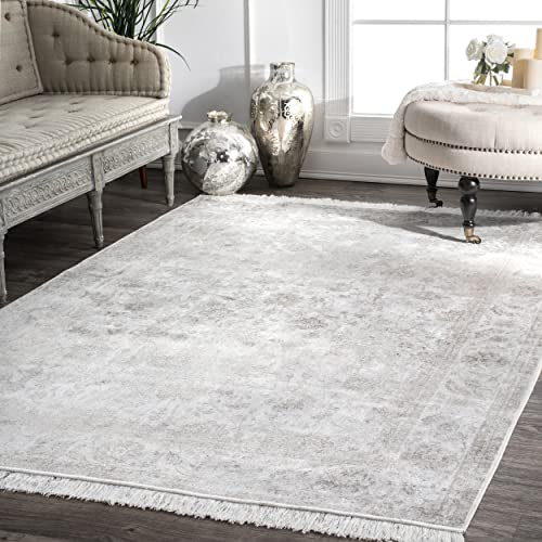 nuLOOM Elyse Vintage Floral Area Rug, 5' x 8', Ivory