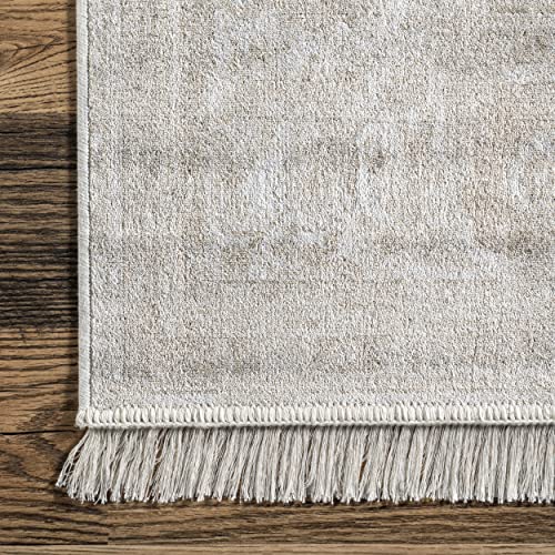 nuLOOM Elyse Vintage Floral Area Rug, 5' x 8', Ivory