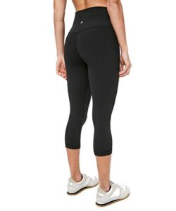 lululemon align crop 21″ (black, 14)