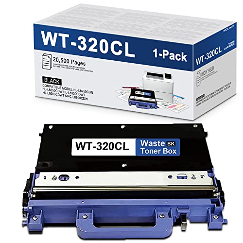 LOVPAIN WT320CL WT-320CL Waste Toner Box Compatible Replacement for Brother HL-L8250CDN L8350CDW L8350CDWT L9200CDWT MFC-L8600CDW L8850CDW L9550CDW HLL8350CDWT Printer (1 Pack)