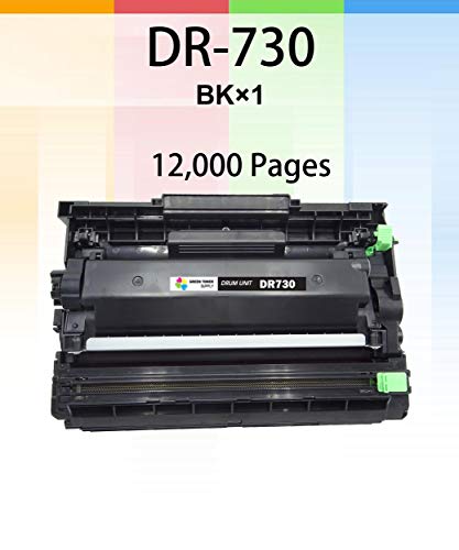 (Pack of 1) Compatible for DR730 DR 730 DR-730 Drum Unit (for Toner TN760 TN730 TN770) Replacement for DCP-L2550DW HL-L2350DW HL-L2370DW MFC-L2710DW MFC-L2750DW Printer, Sold by GTS