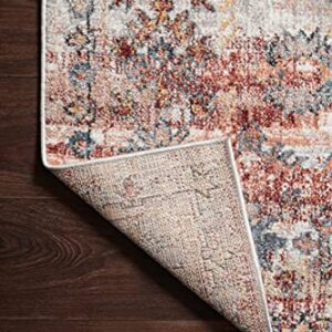 Loloi II Cassandra Collection CSN-06 Rust/Multi, Traditional 2'-6" x 5'-9" Accent Rug