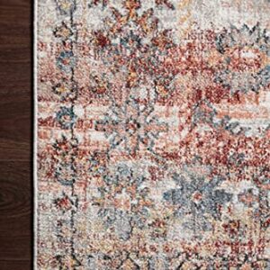 Loloi II Cassandra Collection CSN-06 Rust/Multi, Traditional 2'-6" x 5'-9" Accent Rug