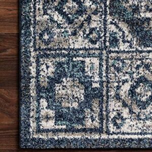 Loloi Joaquin JOA-03 Area Rugs, 1'-6" x 1'-6" Sample Swatch, multi