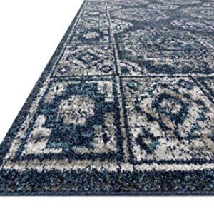 Loloi Joaquin JOA-03 Area Rugs, 1'-6" x 1'-6" Sample Swatch, multi