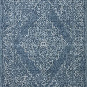 Loloi II Vance Collection Denim / Dove 11'-6" x 15'-7" Area Rug