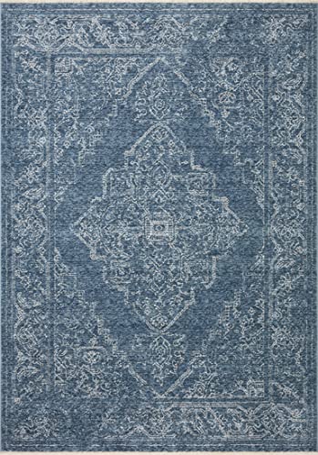 Loloi II Vance Collection Denim / Dove 11'-6" x 15'-7" Area Rug