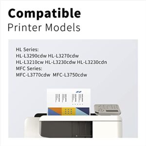 LemeroSuperx TN227 Compatible Toner Cartridge Replacement for Brother TN227 TN-227 TN227BK Work for HL-L3290cdw MFC-L3770cdw HL-L3270cdw MFC-L3750cdw HL-L3210cw (Black Cyan Magenta Yellow, 4 Pack)