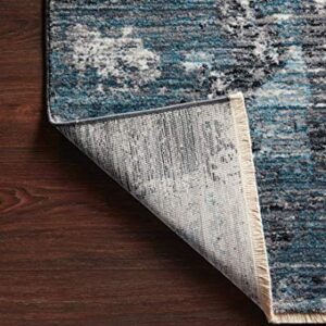 Loloi II Samra SAM-05 Dove / Sky Abstract Area Rug 11'-6" x 15'-7"