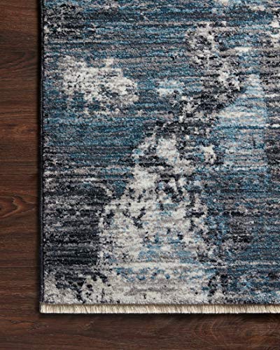 Loloi II Samra SAM-05 Dove / Sky Abstract Area Rug 11'-6" x 15'-7"