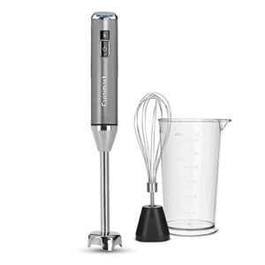 cuisinart evolutionx™ rhb-100c cordless rechargeable hand blender, silver