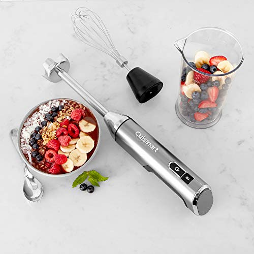 Cuisinart EVOLUTIONX™ RHB-100C Cordless Rechargeable Hand Blender, silver