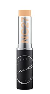 ma’c studio fix soft matte foundation stick nc27 0.31 ounce, clear