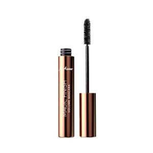 m. asam magic finish volume mascara – black mascara for enhanced eyelashes, innovative make-up brush technology helps capture each eyelash for extra length, 0.33 fl oz