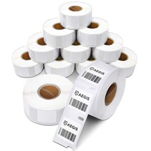 Aegis - Compatible 1” Direct Thermal Labels Replacement for DYMO 30332 (1" X 1") Square Multipurpose, Use with Labelwriter 450, 450 Turbo, 4XL Printers - 12 Rolls