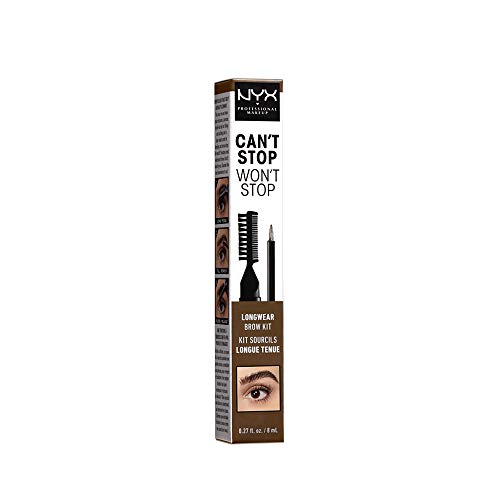 NYX PROFESSIONAL MAKEUP Can't Stop Won't Stop Longwear Eyebrow Kit - Ash Eyebrown