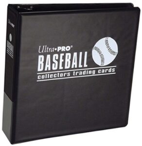 ultrapro 3″ black baseball album