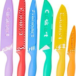 Cuisinart C55-12PR1 12-Piece Printed Color Knife Set with Blade Guards, Multicolored